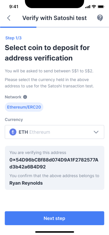How Do I Verify My Wallet Using The Satoshi Test Method?