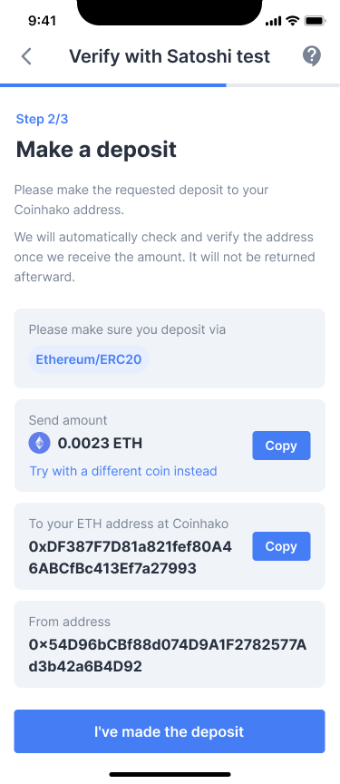 How Do I Verify My Wallet Using The Satoshi Test Method?